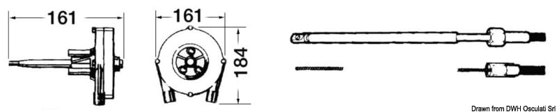 Steuerungsanlage Ultraflex T85 - Steuerkopf | Bootslenkung